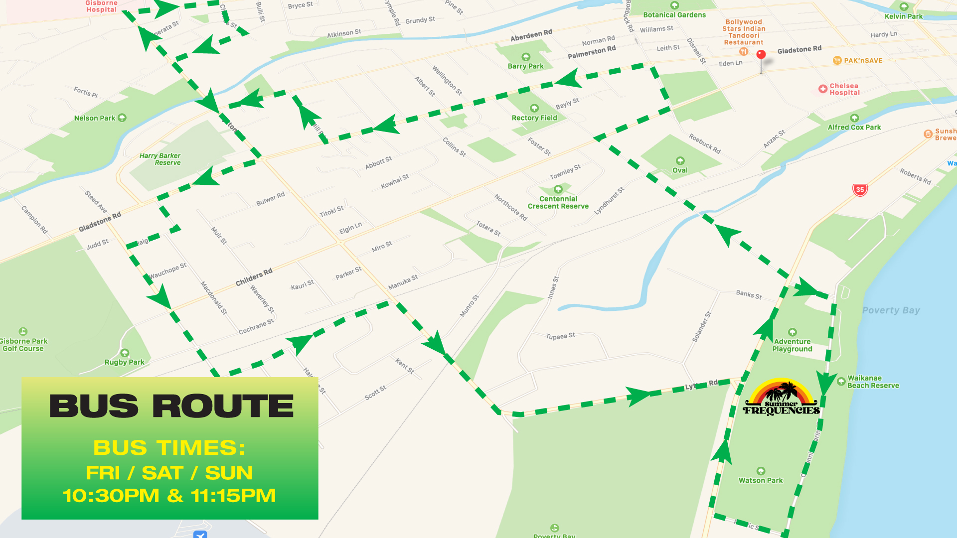 Bus Routes Times Summer Frequencies